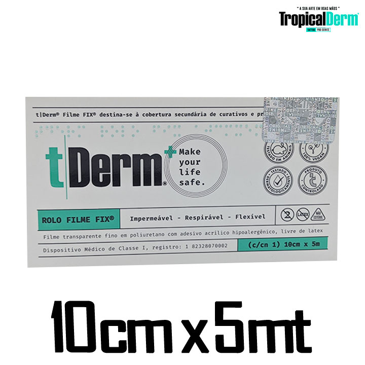 Filme Curativo T Derm FIX Rolo – Medina Tattoo Supplies