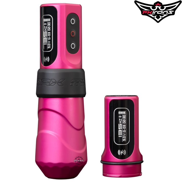 FK Irons FLUX MAX Bubblegum + 2 PowerBolt II – Medina Tattoo Supplies